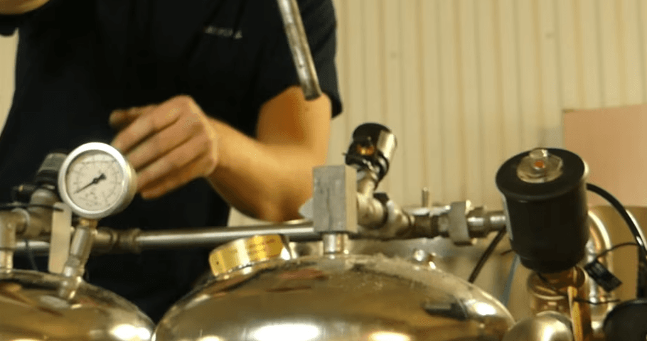 Backflush strainer mounting instruction